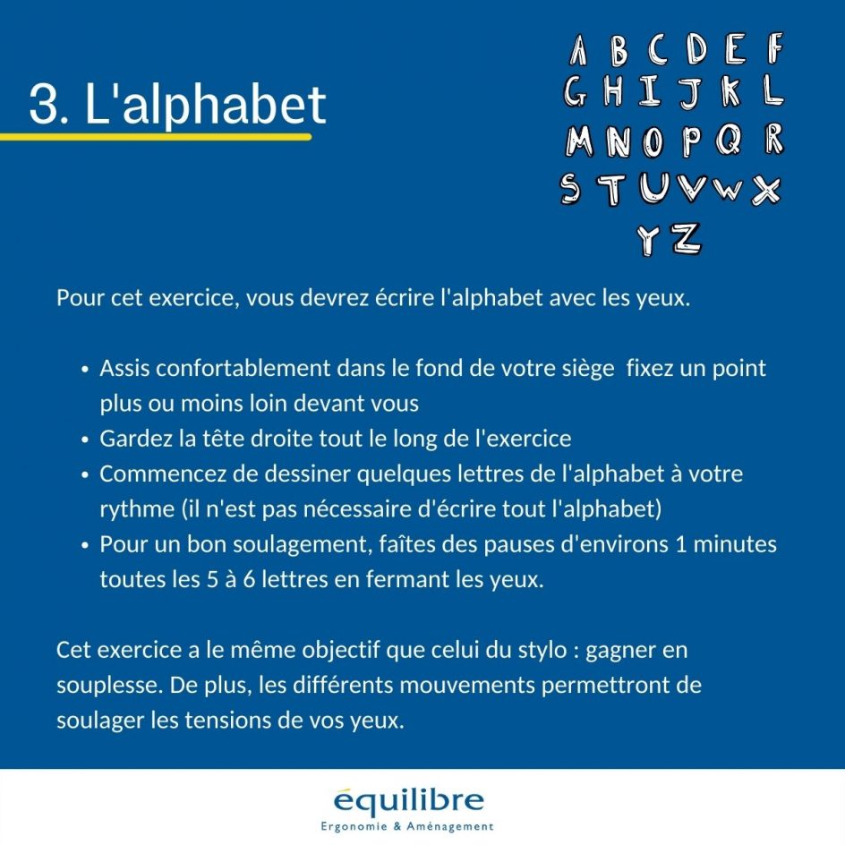 Fatigue oculaire : Top 3 des exercices